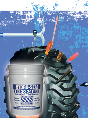 Fix tyre punctures in water-filled tyres with Air-Seal® tyre sealant ...